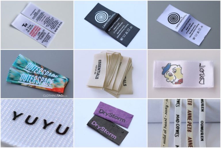 Custom Printed Fabric Labels For Clothing | ClothingTAGs.cn