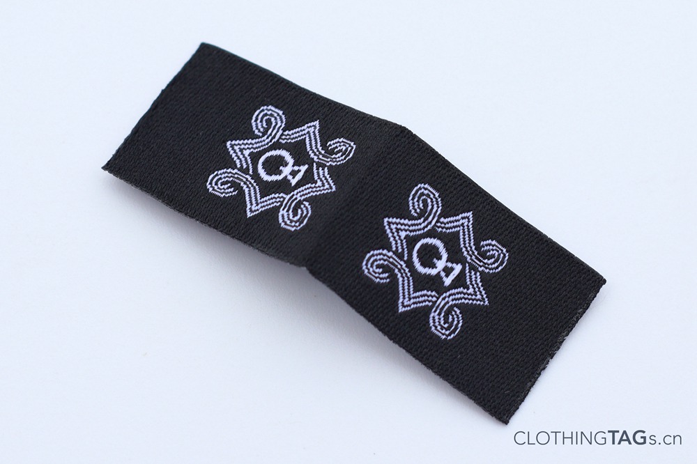 Damask woven label design | clothingtags.cn