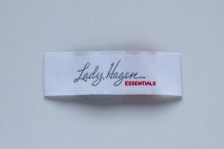 Damask woven label design | clothingtags.cn