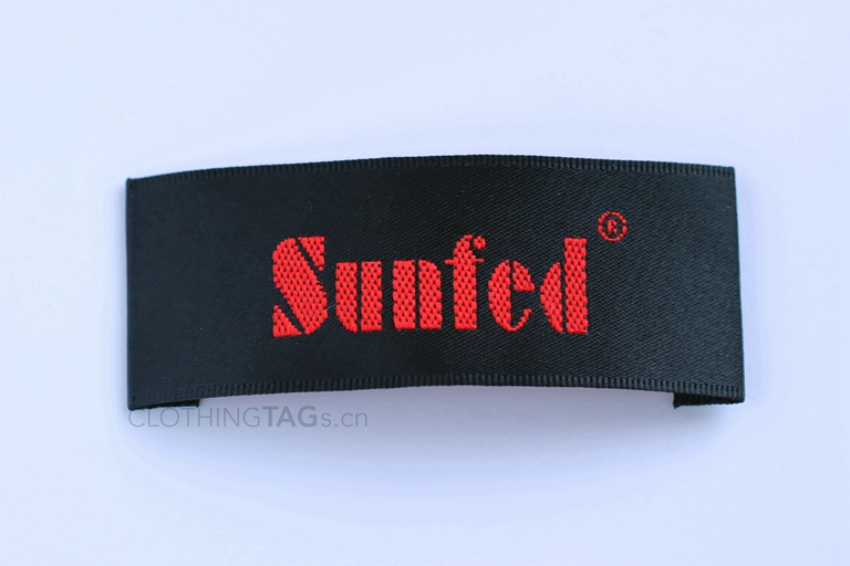 Satin woven label design | clothingtags.cn