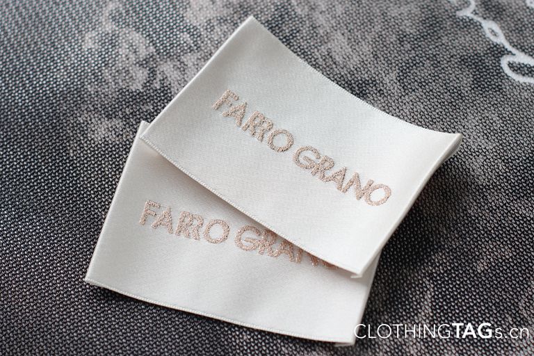 Satin woven label design | clothingtags.cn