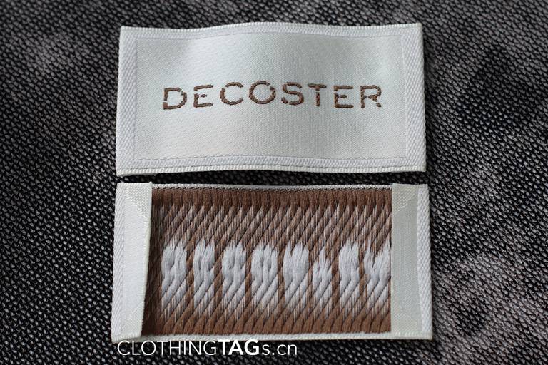 Satin woven label design | clothingtags.cn