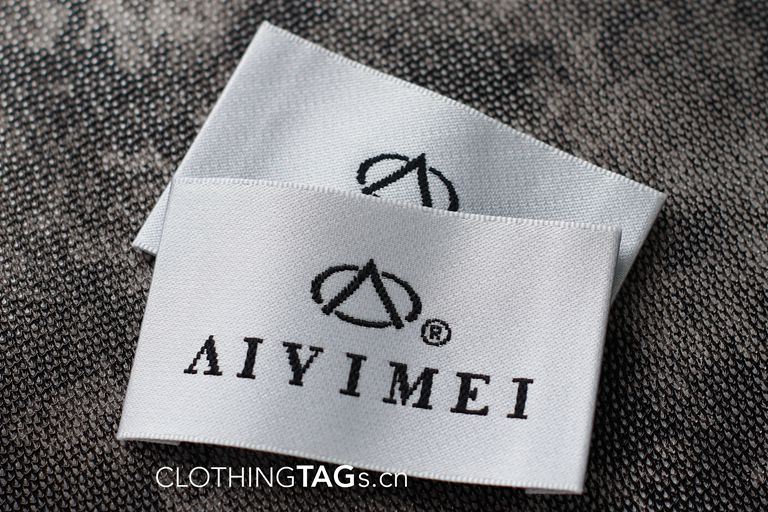 Satin woven label design | clothingtags.cn