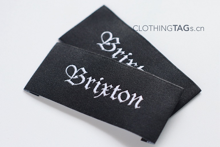 Damask woven label design | ClothingTAGs.cn