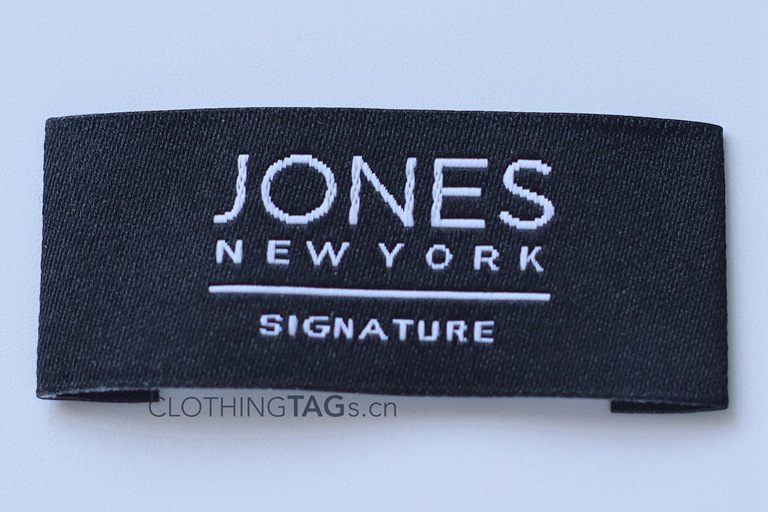 Damask woven label design | ClothingTAGs.cn
