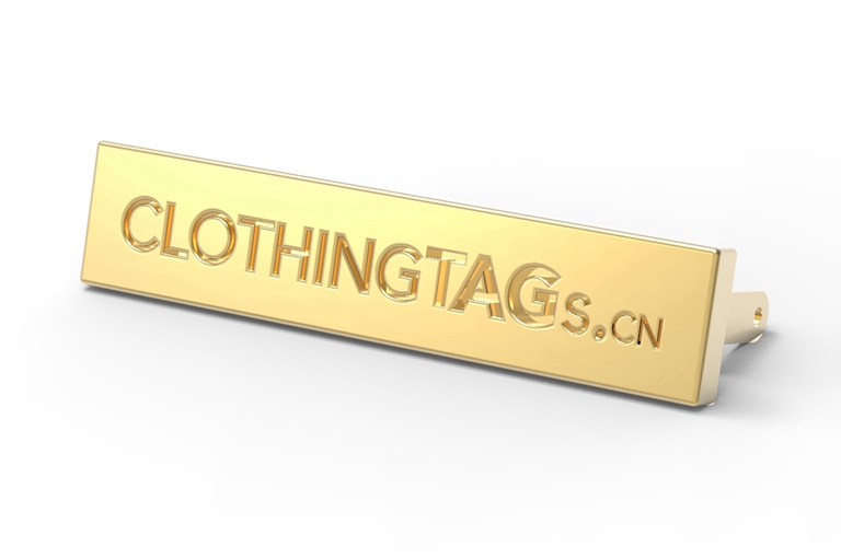 Custom design metal tags and labels for your clothing