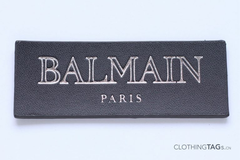 Custom Embossed Leather Patches | ClothingTAGs.cn