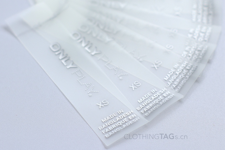 TPU clothing labels design | ClothingTAGs.cn