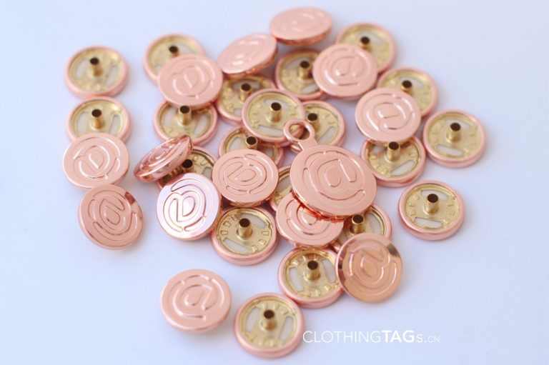 Custom Snaps and Buttons | Logo Snap Fasteners | ClothingTAGs.cn