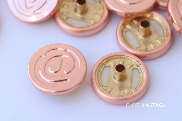 Custom Snaps and Buttons | Logo Snap Fasteners | ClothingTAGs.cn