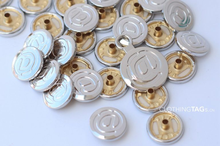 Custom Snaps and Buttons | Logo Snap Fasteners | ClothingTAGs.cn