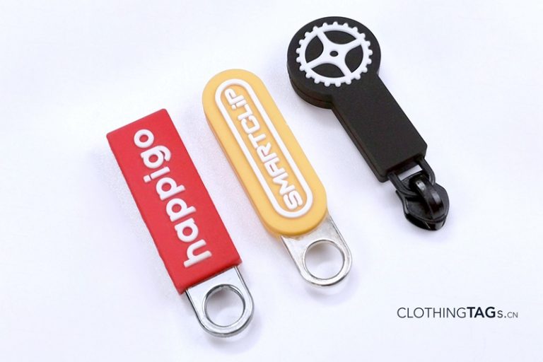 Custom Rubber Zipper Pulls For Garment | ClothingTAGs.cn