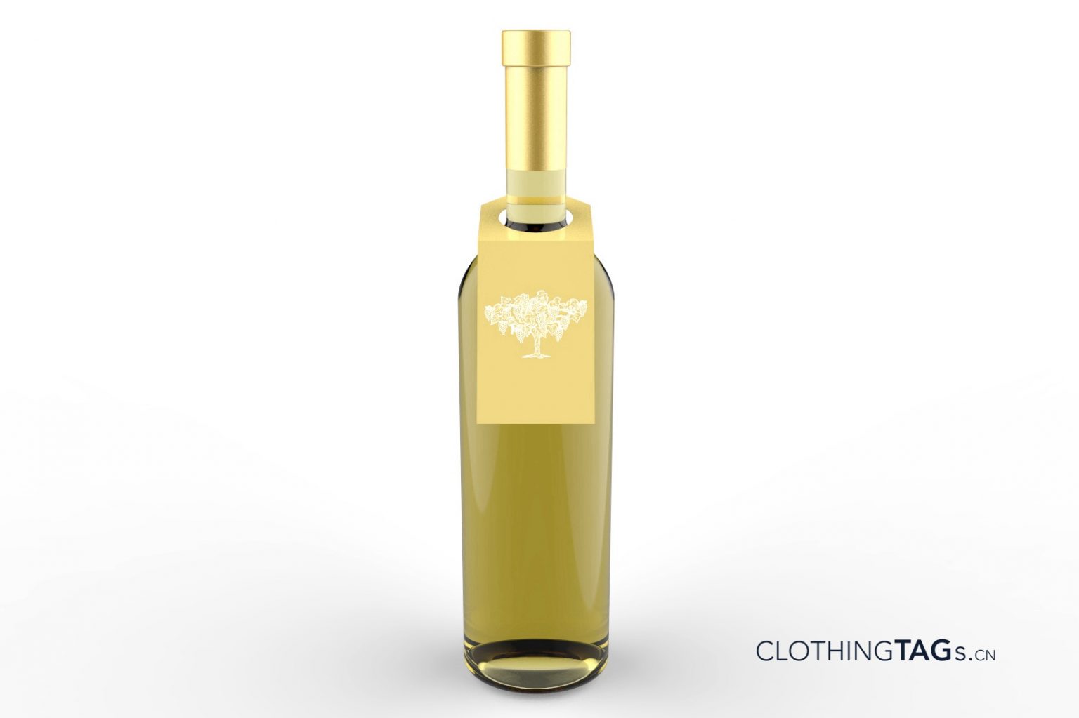 Custom Bottle Neck Hang Tags For Wine | ClothingTAGs.cn
