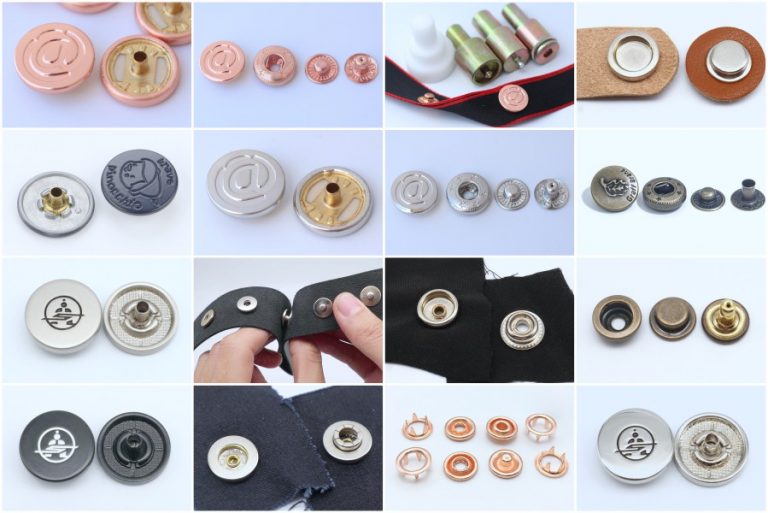 Custom Snaps and Buttons | Logo Snap Fasteners | ClothingTAGs.cn