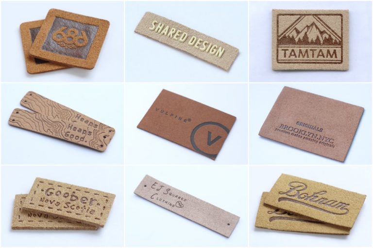 Faux Suede Labels & Patches | ClothingTAGs.cn
