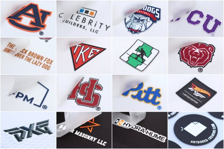 Silicone 3D Rubber Heat Transfer Labels | ClothingTAGs.cn